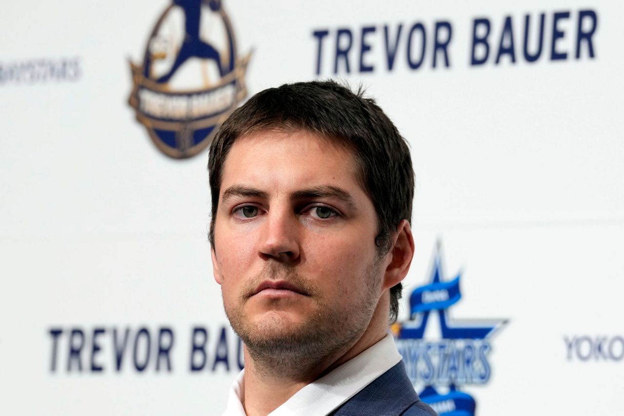 Trevor Bauer pulls on No. 96 for Yokohama's BayStars