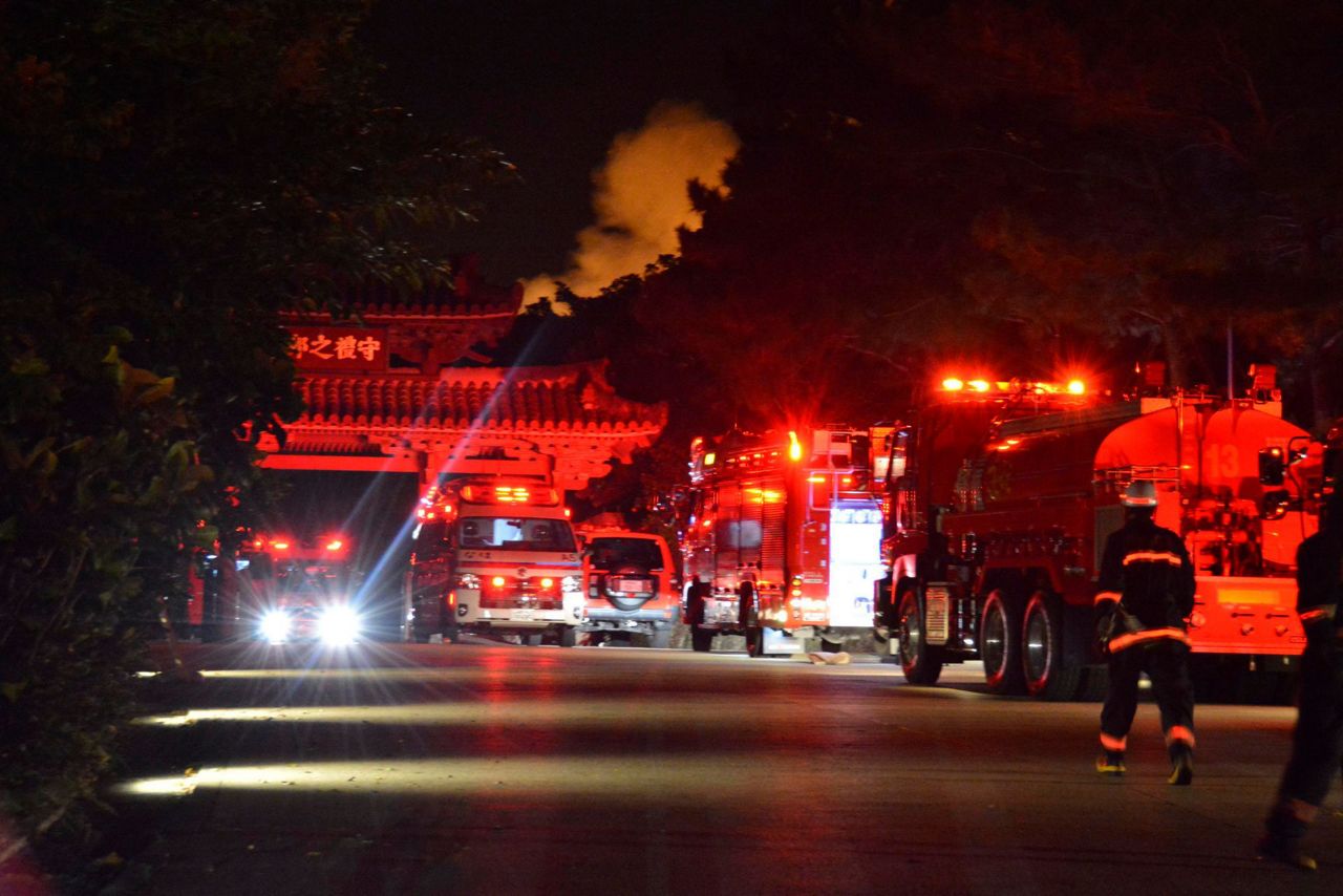 Fire breaks out at historic Japanese castle, nearly guts it