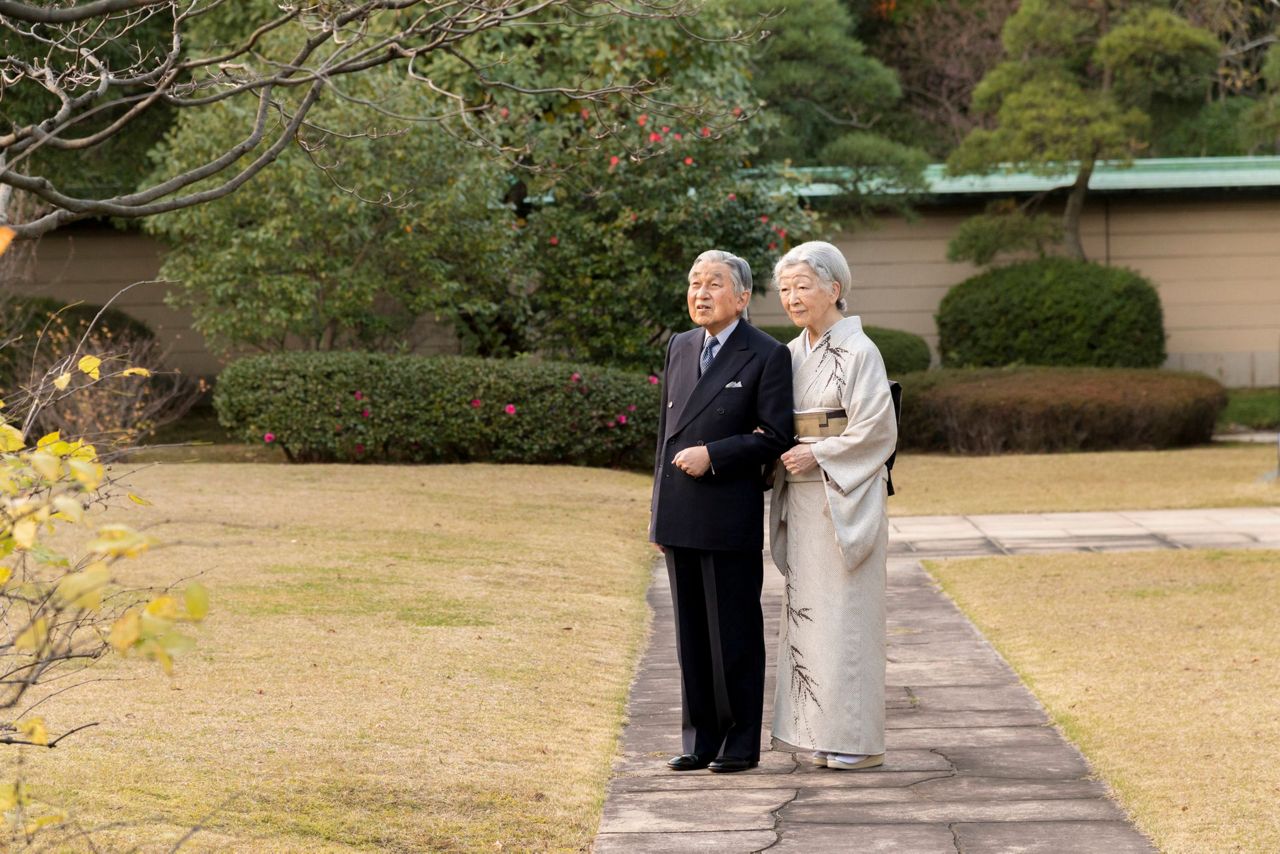Japan emperor marks last birthday on throne, prays for peace