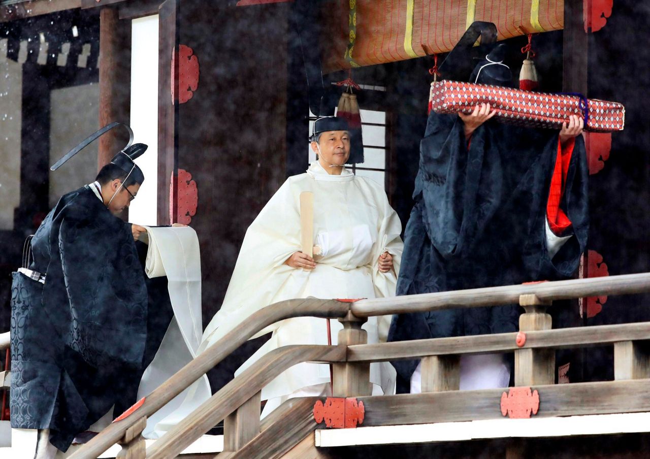 Japan's Naruhito to proclaim himself emperor at palace rite