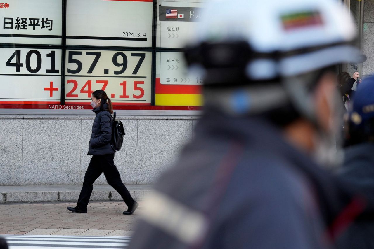 Stock market today: Japan's Nikkei tops 40,000, as investors await ...