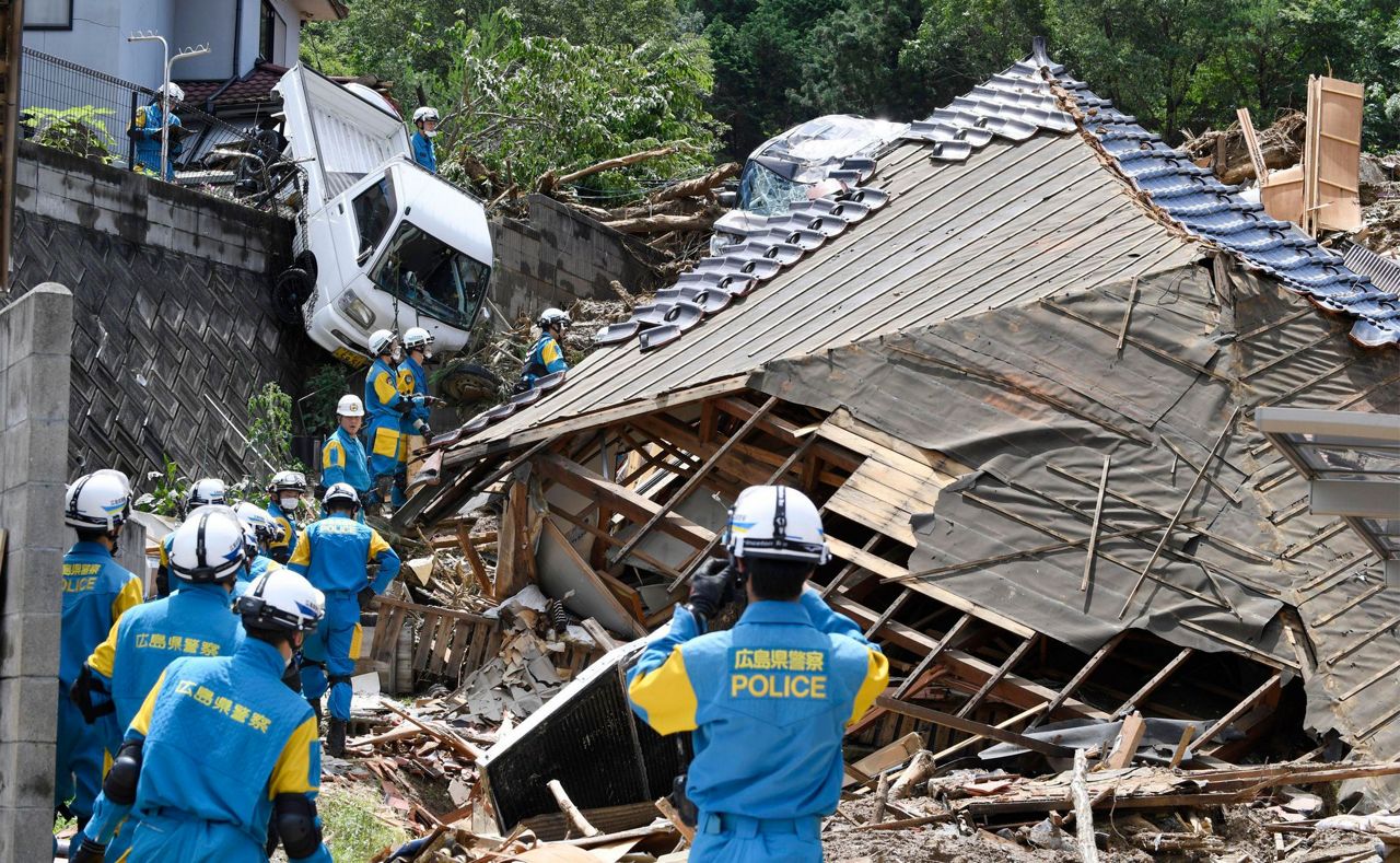 Japan tackles rescue, cleanup from massive damage from rain