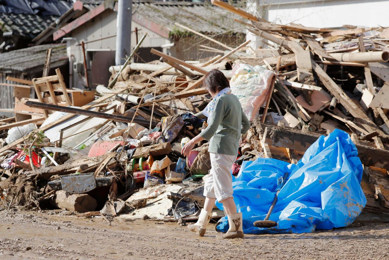 Japan tackles rescue, cleanup from massive damage from rain