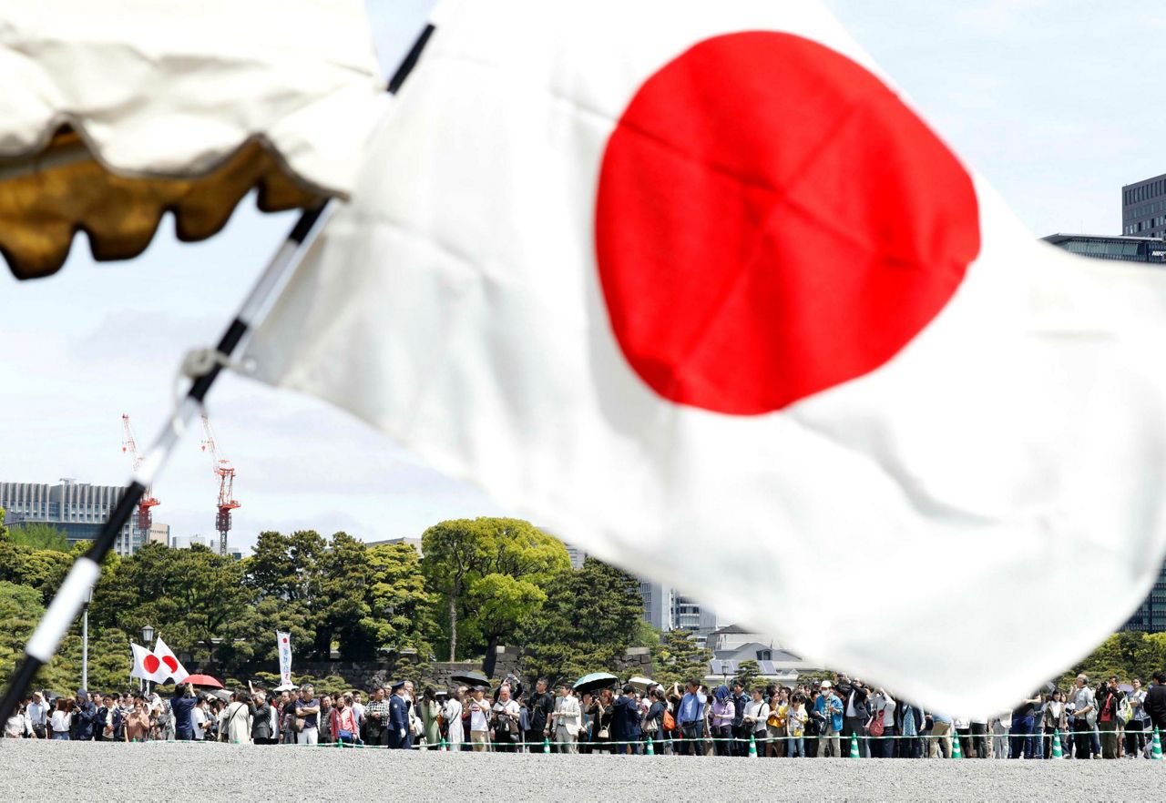 The Latest: Emperor Naruhito inherits Imperial regalia