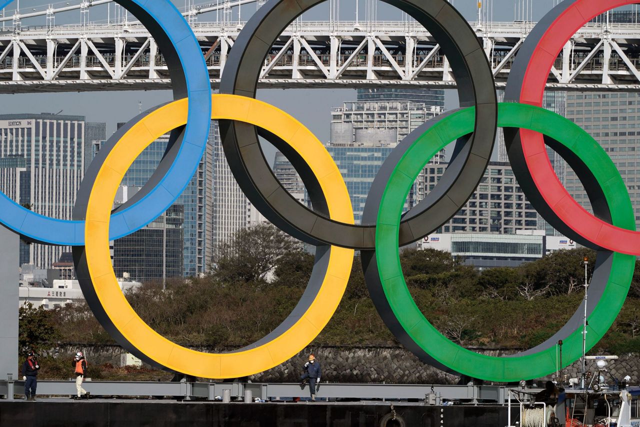 Olympic rings back in Tokyo Bay; a sign of hope in pandemic