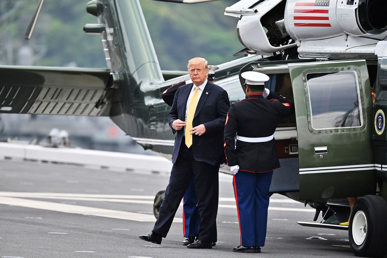 Trump ending Japan trip after Memorial Day speech to troops