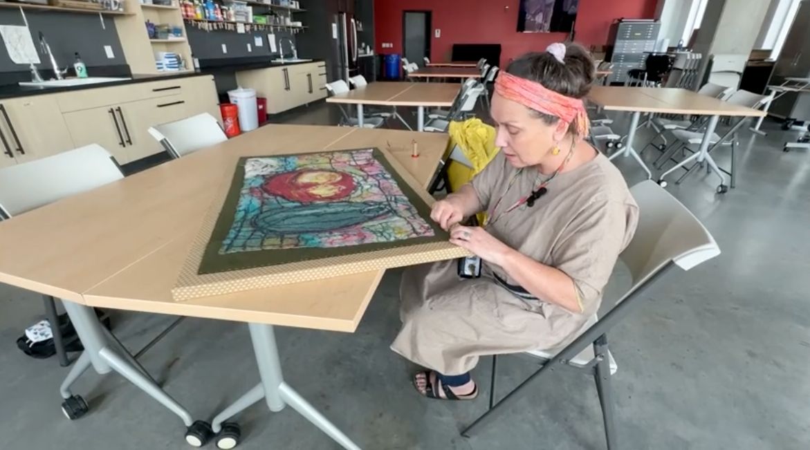 Madison artist creating again after fire burns down studio