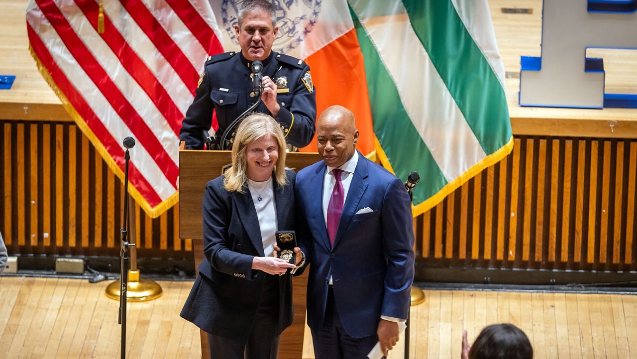 Jessica Tisch sworn in as new NYPD commissioner