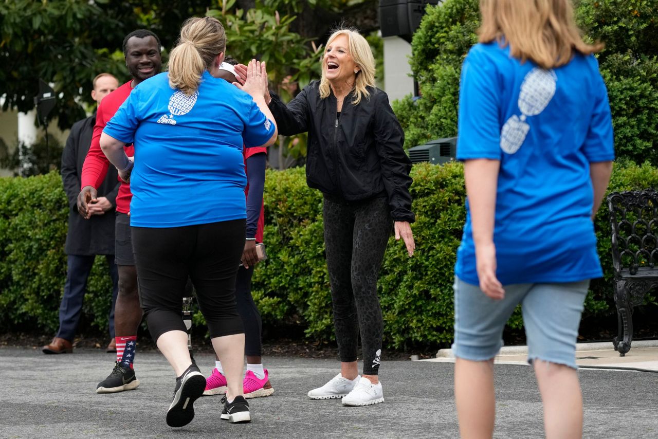Jill Biden says exercise including spin classes and jogging helps her ...