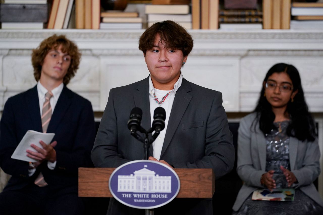 Jill Biden hosts White House reading for student poets