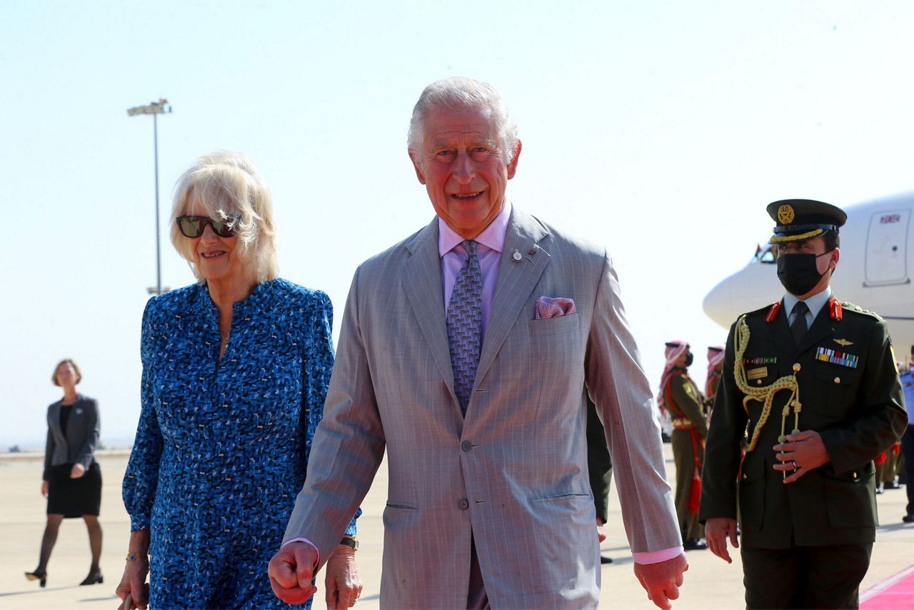 Britain's Prince Charles pays royal visit to Jordan