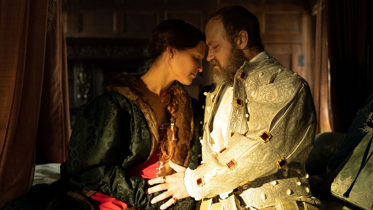 Jude Law and Alicia Vikander in 'Firebrand'