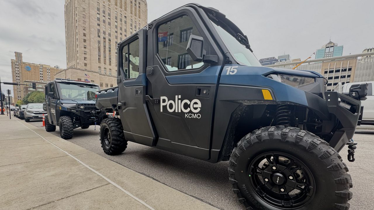 KCPD unveils new UTVs for downtown patrols