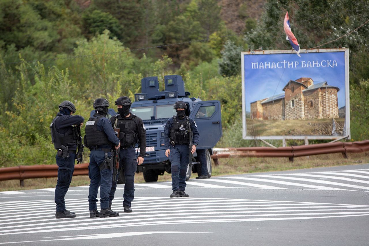 Kosovo mourns a slain police officer, some Serb gunmen remain at large ...