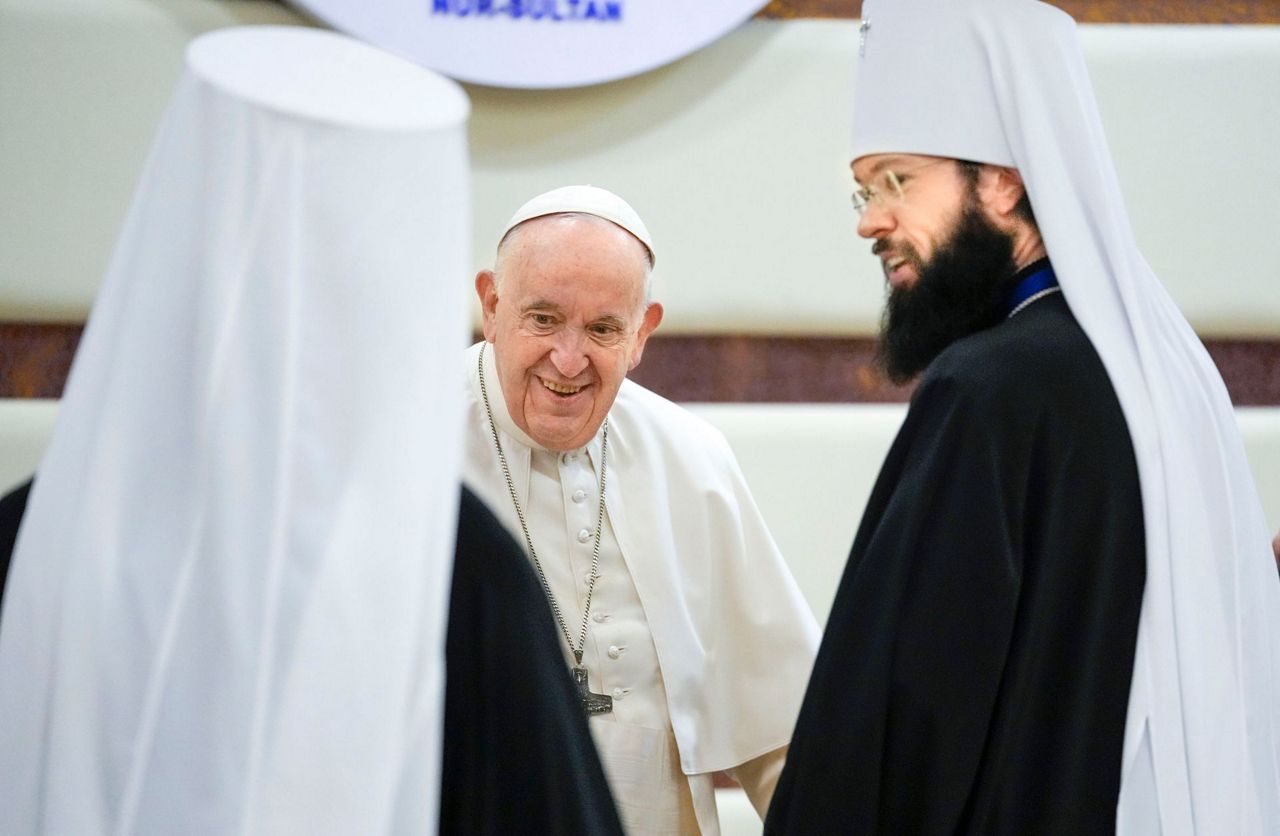 Amid Russia's war, pope says faith cannot justify such evil