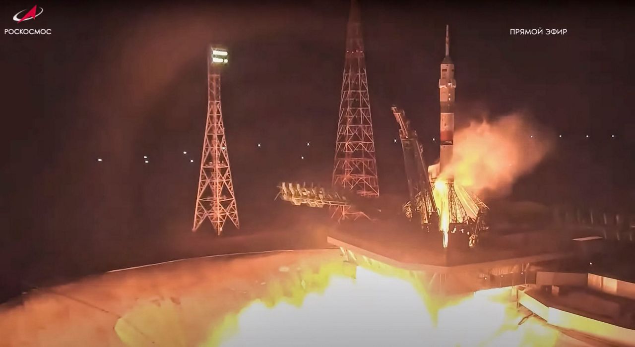 Russia launches rescue ship to space station after leaks