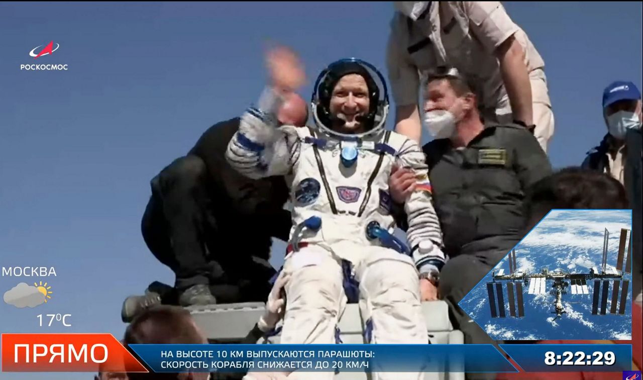 American, 2 Russians return to Earth from space station