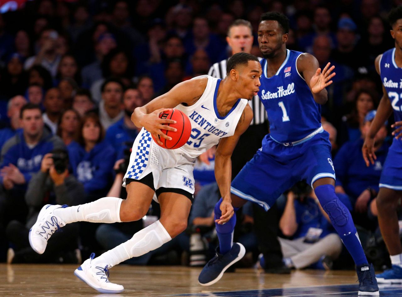 Seton Hall overcomes half-court shot to stun No. 9 Kentucky