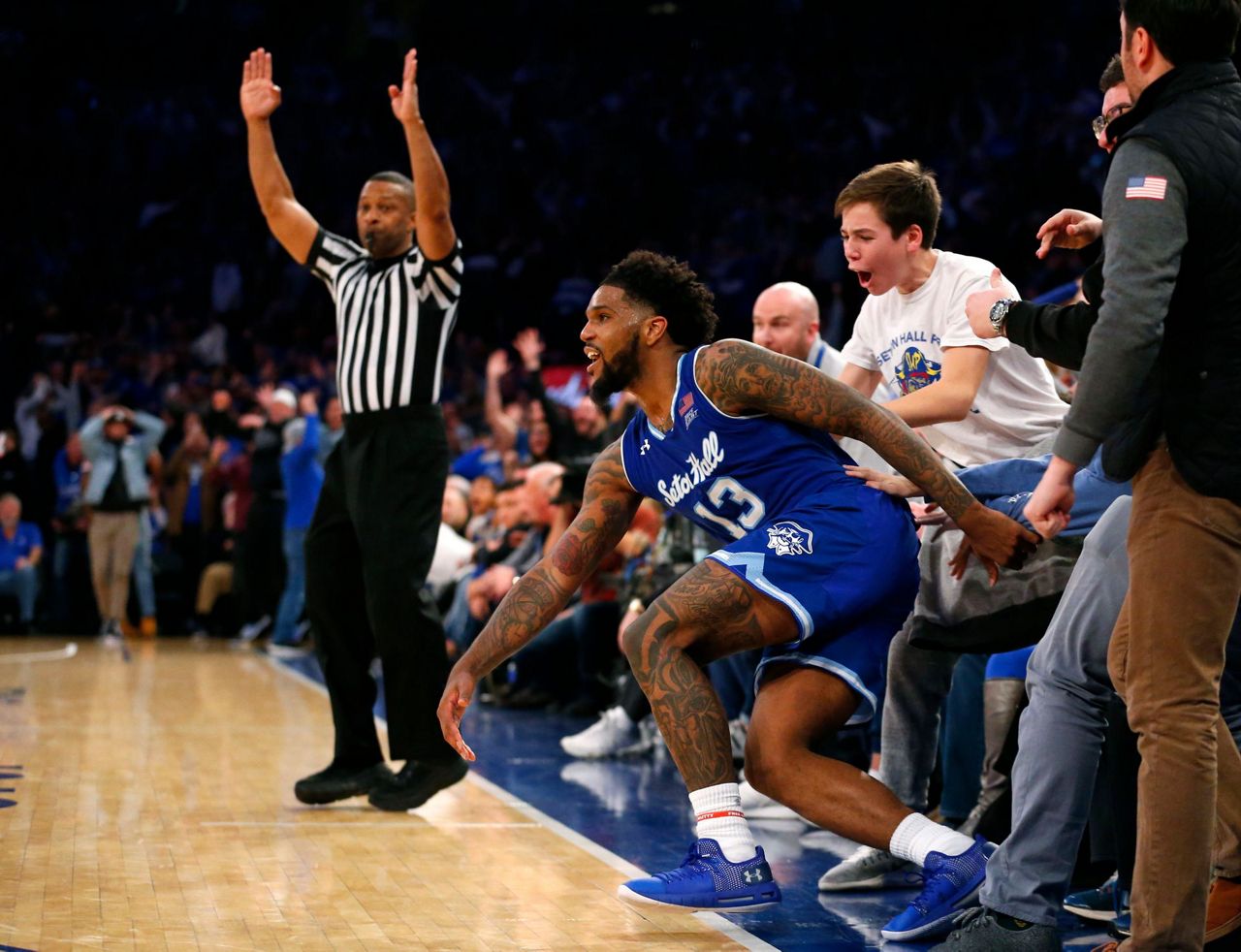 Seton Hall overcomes half-court shot to stun No. 9 Kentucky