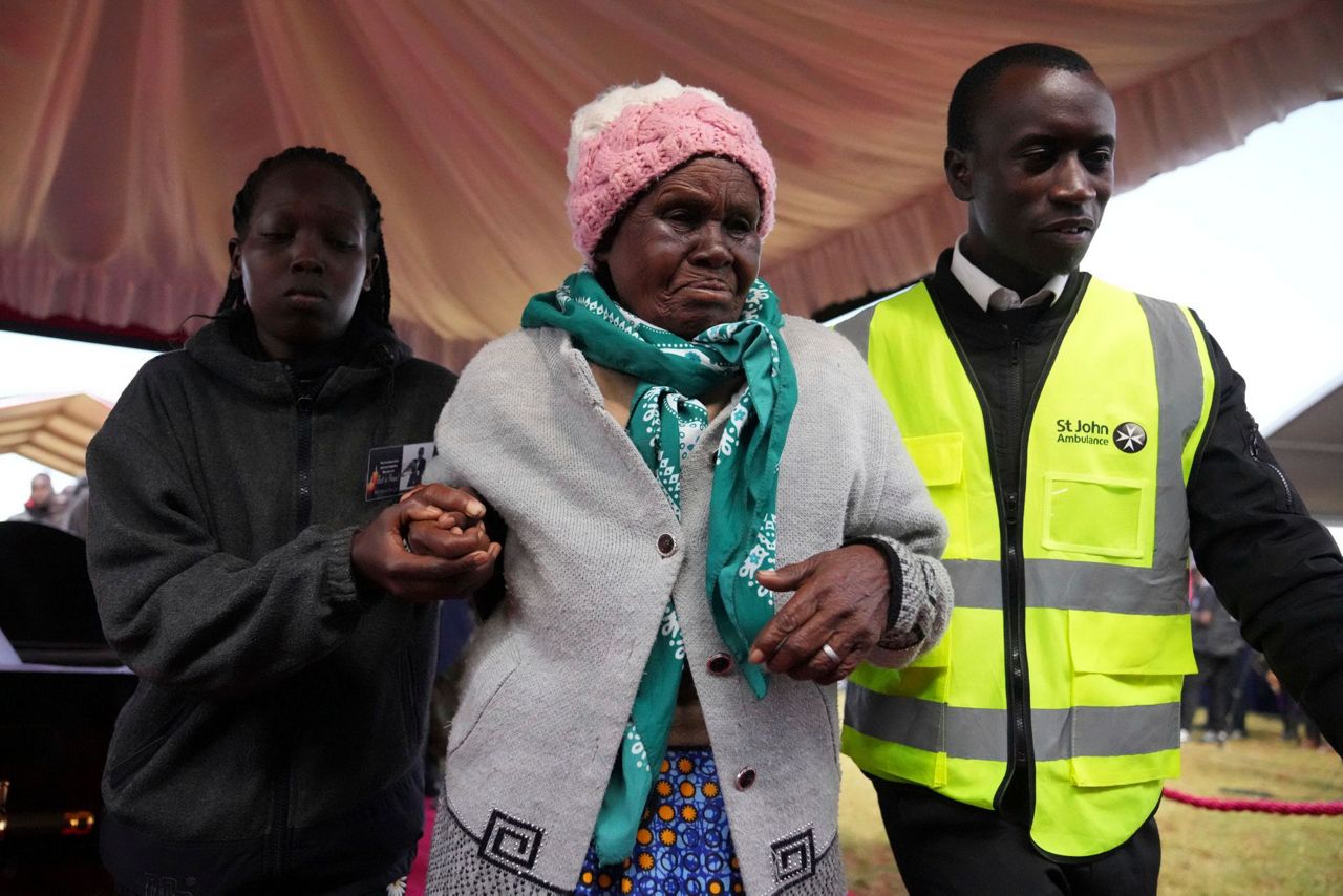 Kenya mourns as marathon world record-holder Kelvin Kiptum is given a ...