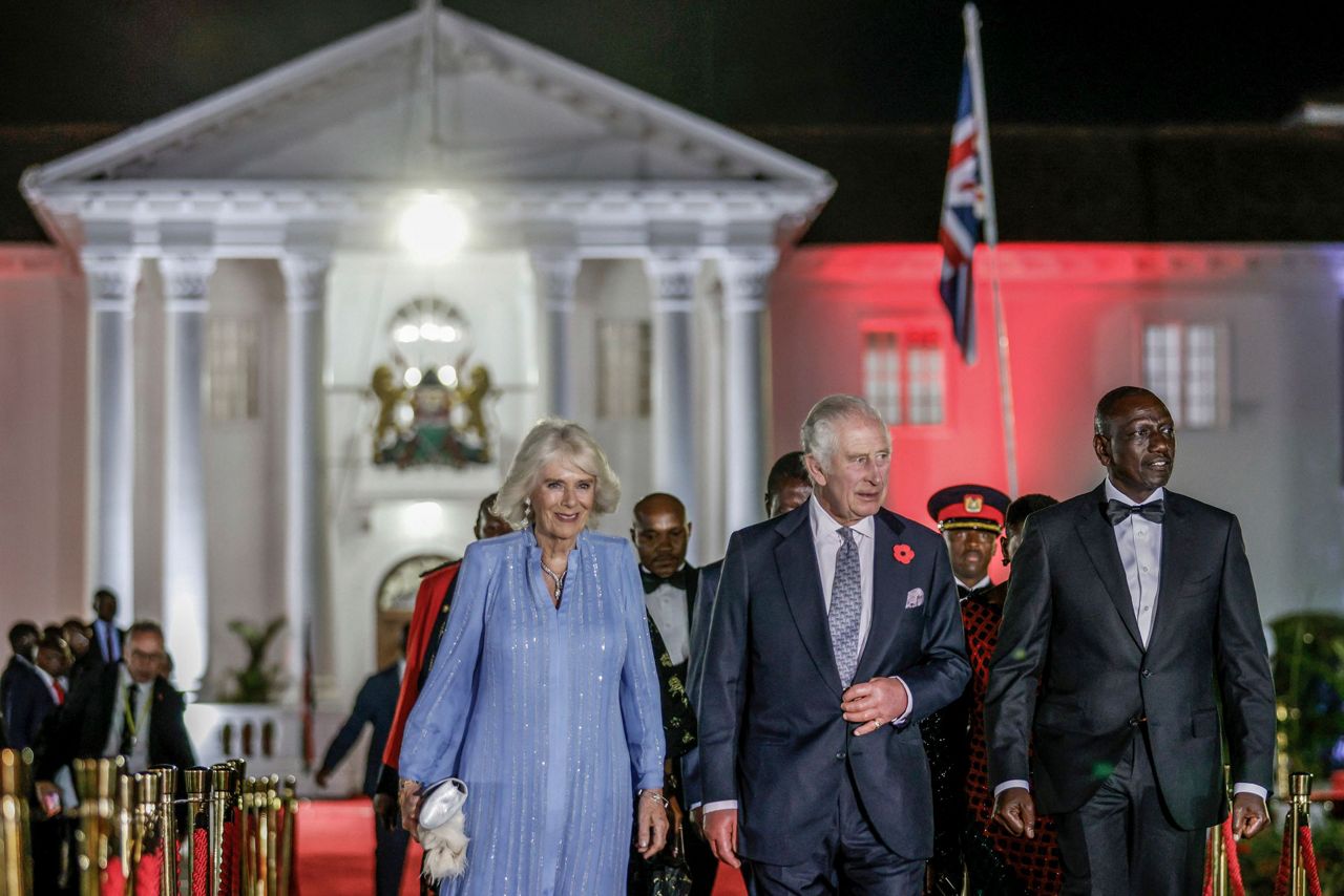 King Charles III is in Kenya for a state visit, his first to a ...