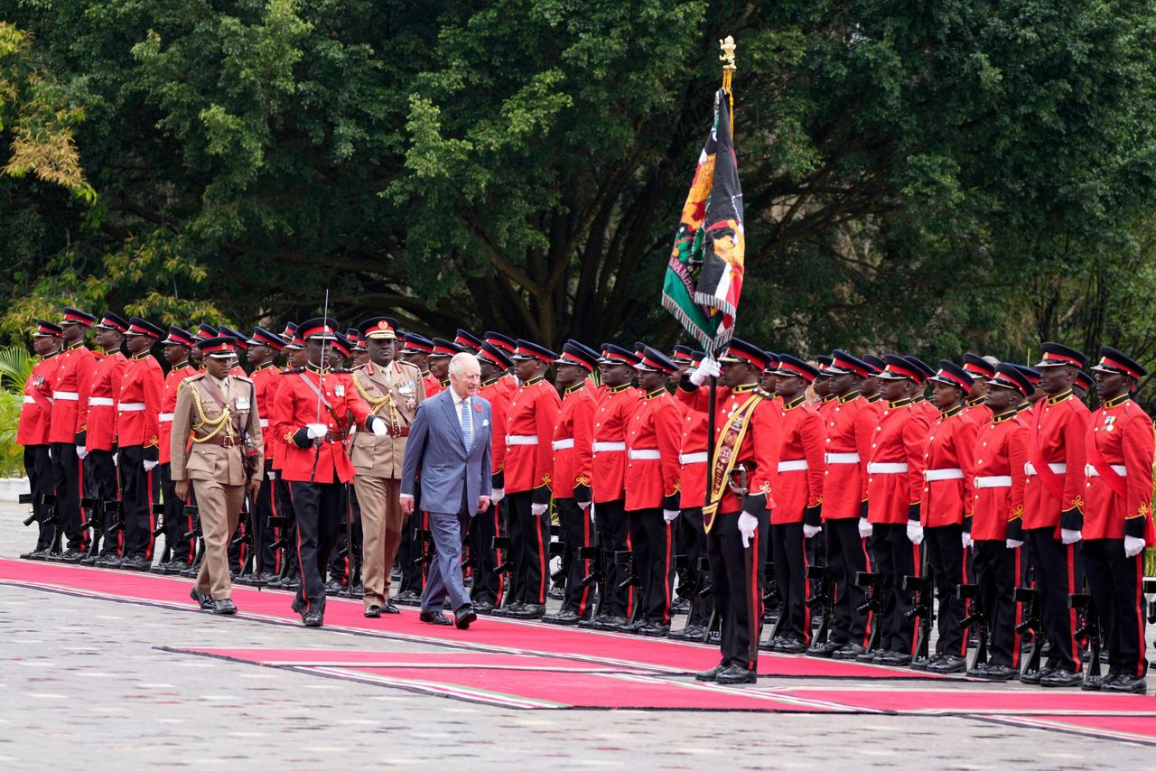 King Charles III is in Kenya for a state visit, his first to a ...