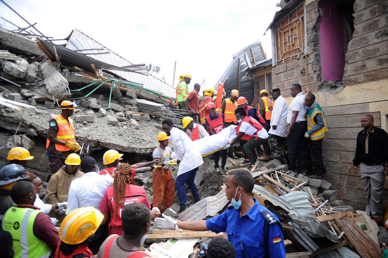 Building collapses outside Kenyan capital, deaths reported