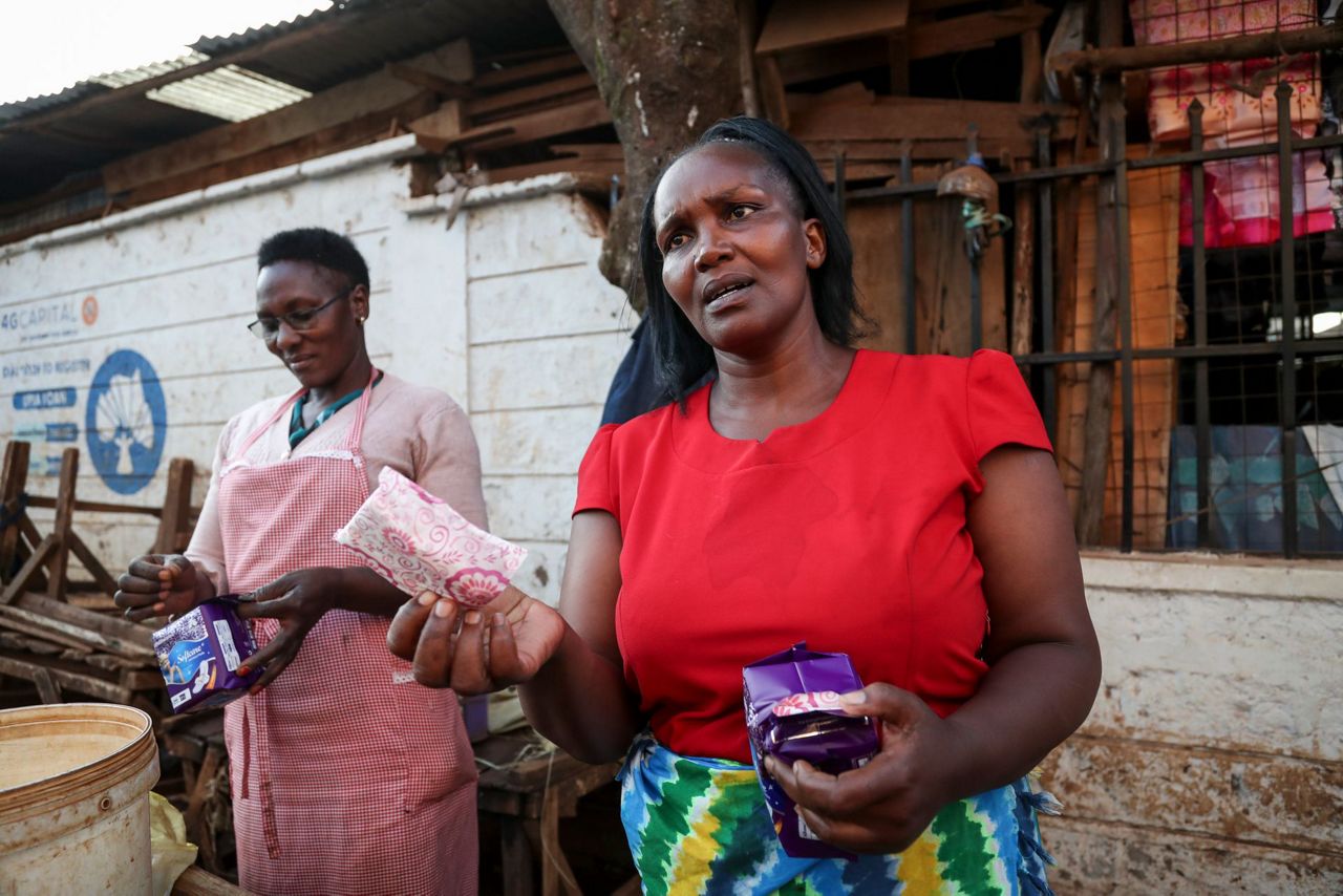Kenyan senator campaigns against stigma around menstruation