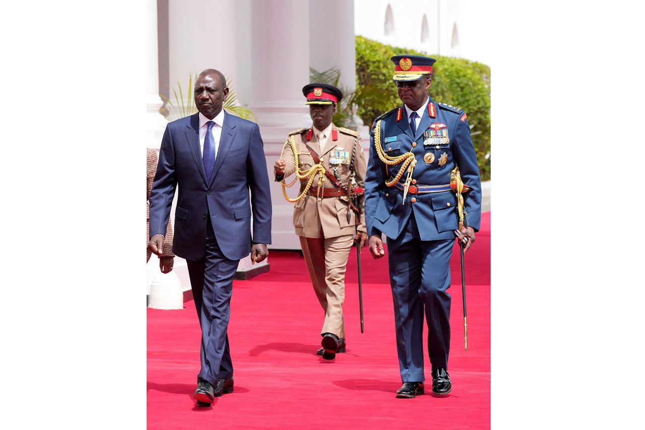 Kenya’s military chief dies in a helicopter crash