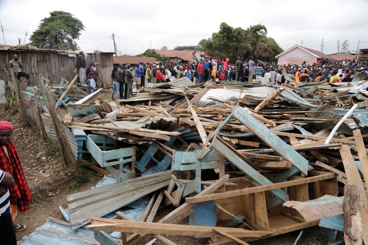 At least 7 killed as school collapses in Kenya's capital