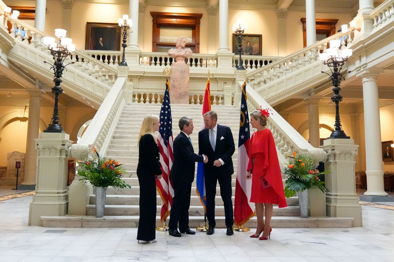 King and queen of the Netherlands pay tribute to MLK during visit to ...