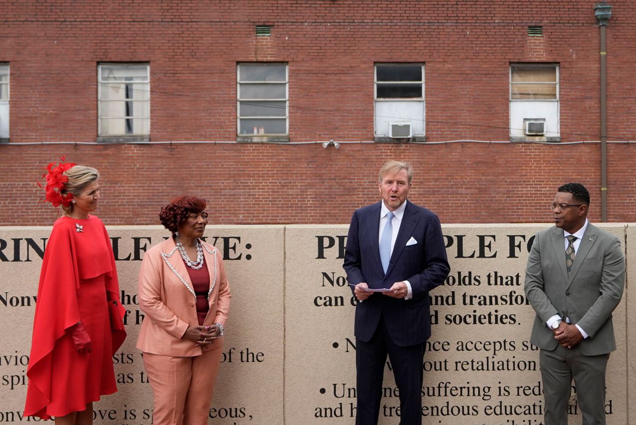 King and queen of the Netherlands pay tribute to MLK during visit to ...
