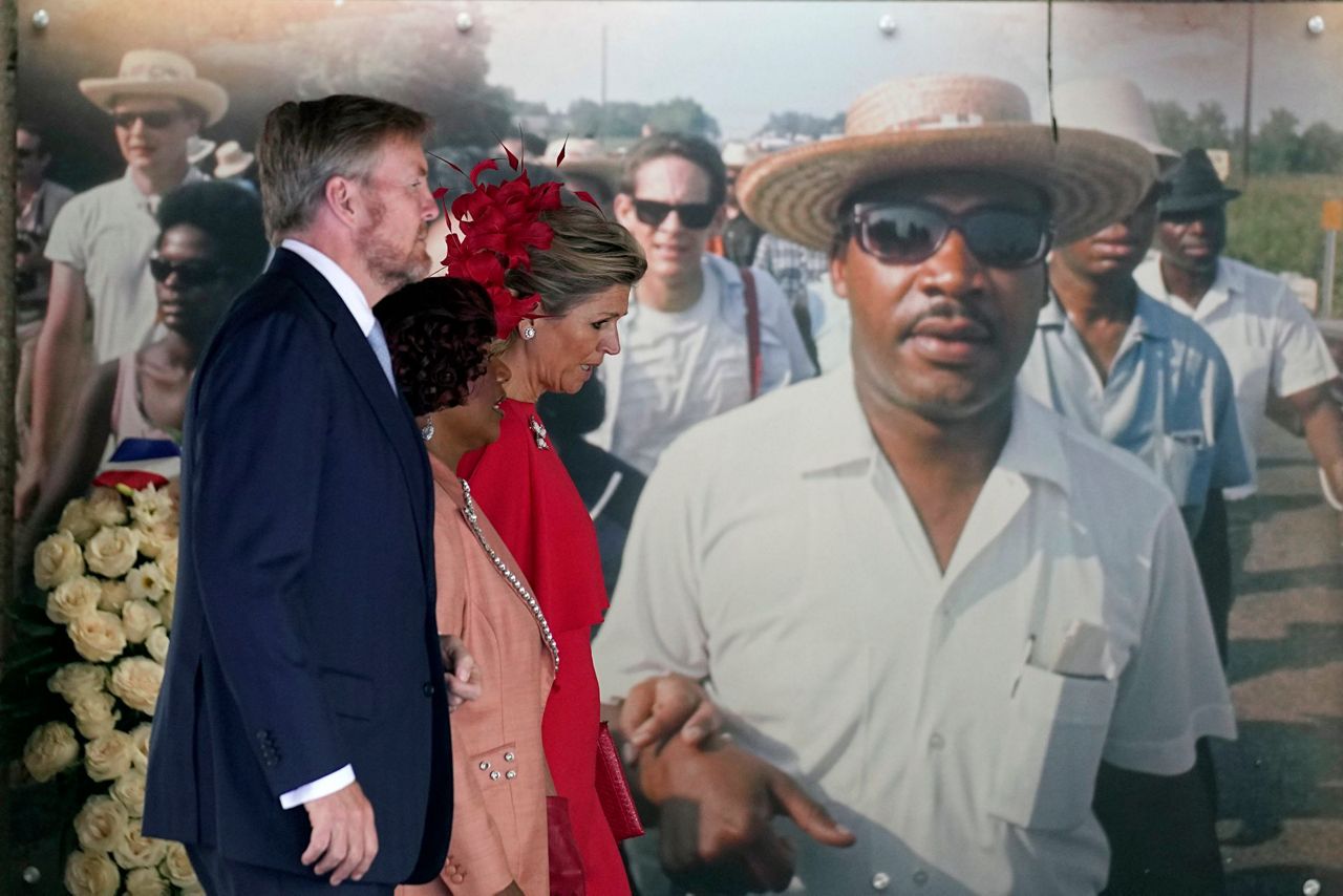 King and queen of the Netherlands pay tribute to MLK during visit to ...