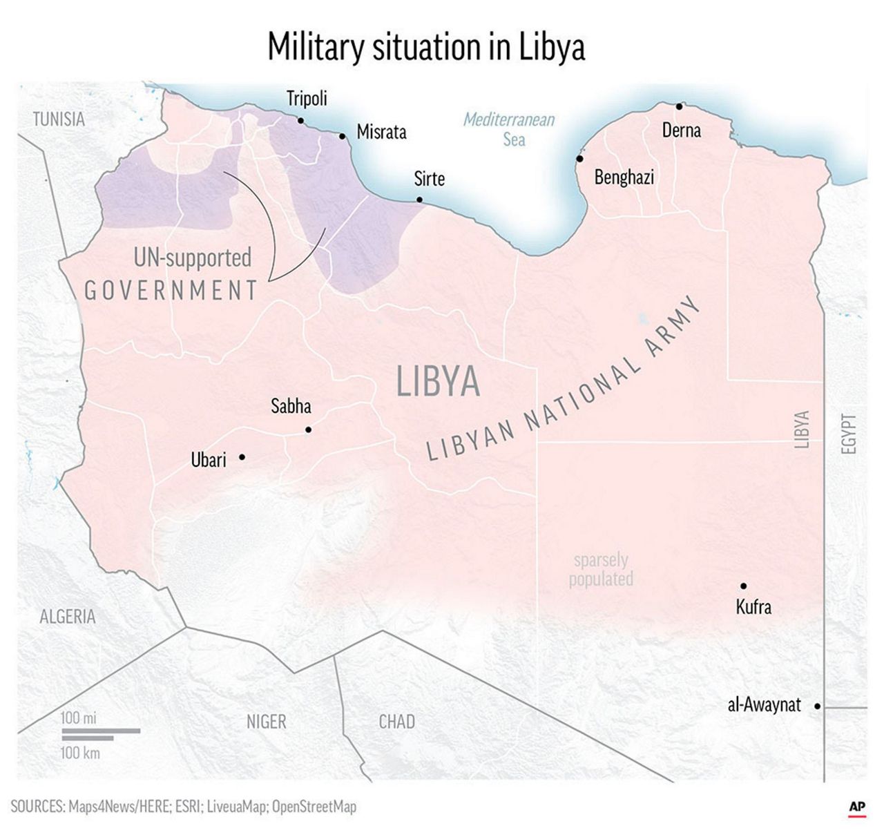 Migrants say Libya militias conscripted them to clean arms