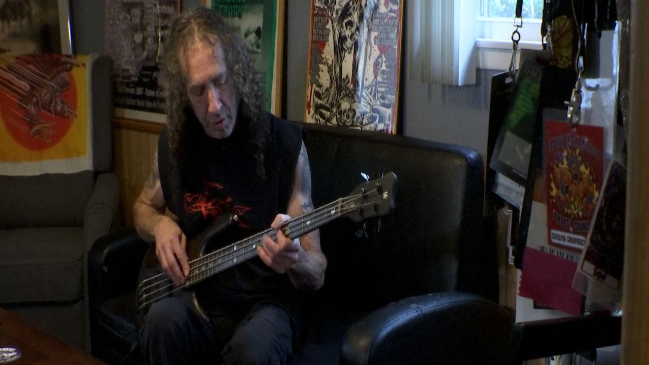 Semi-retired heavy metal legend is right at home