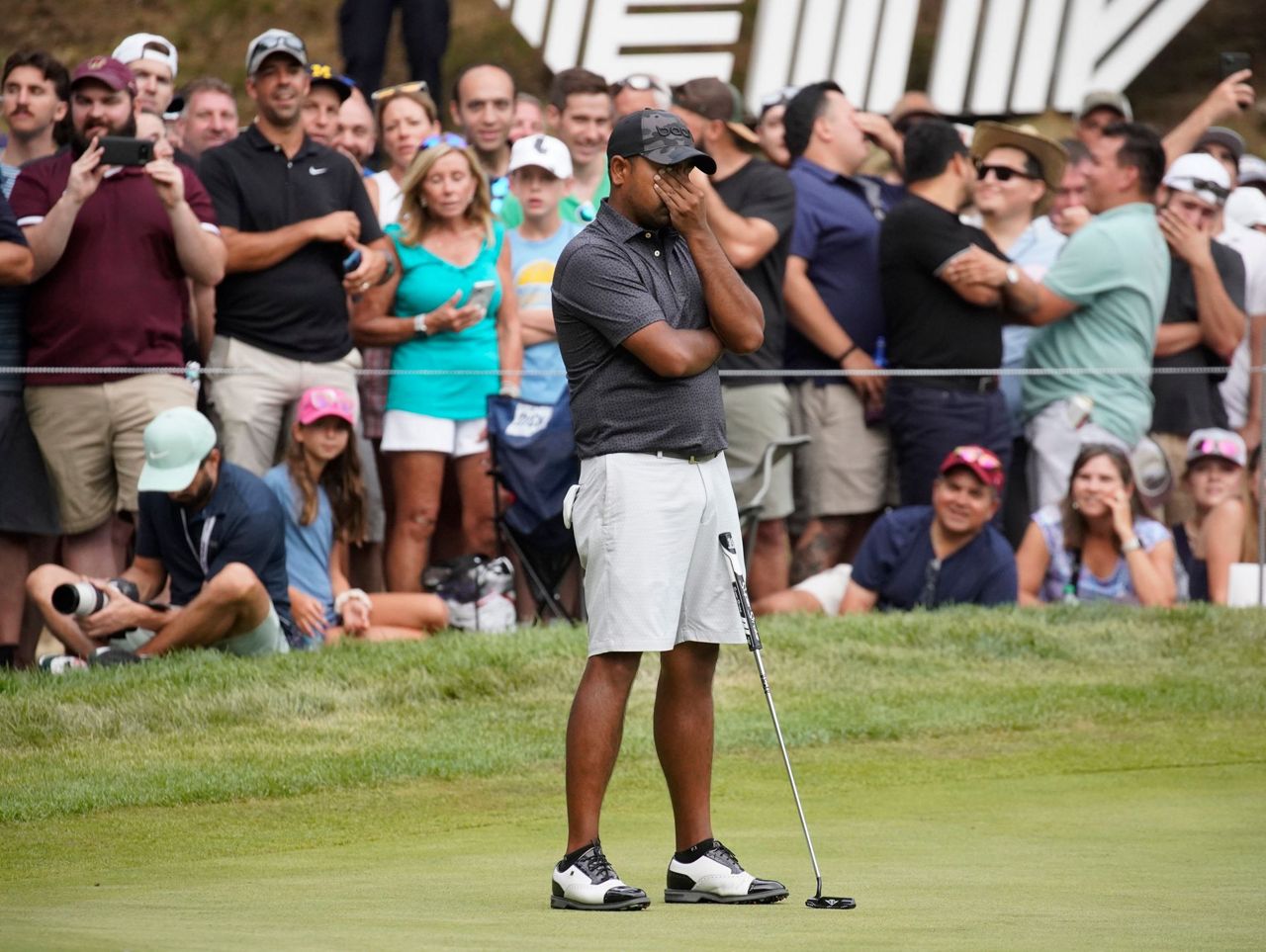Johnson makes eagle putt to win LIV Boston event in playoff