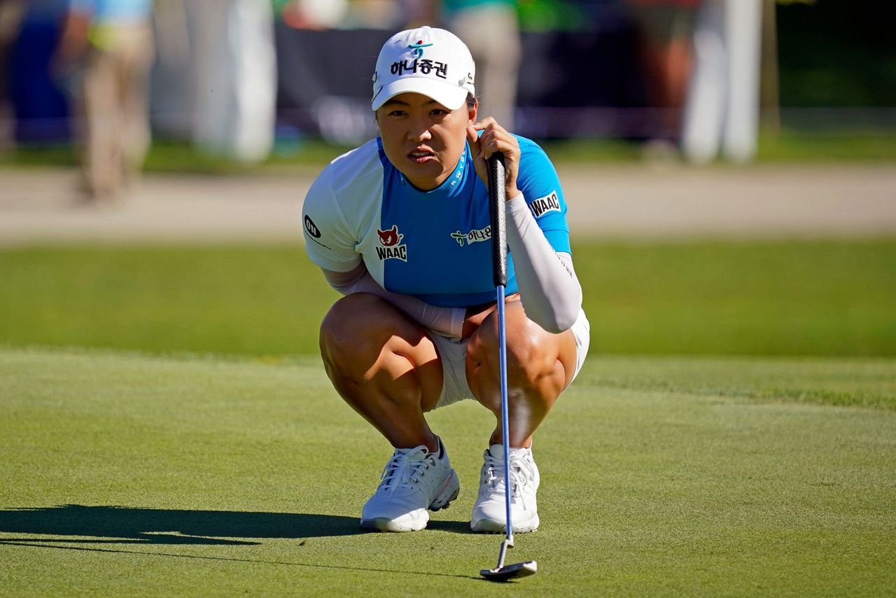 Chinese rookie Yin among 3 tied for LPGA Tour lead in Ohio
