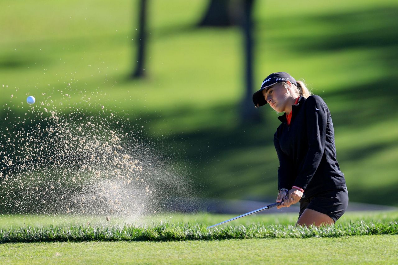 Lin has 9 birdies for a 64; 14-year-old shoots 70 on LPGA