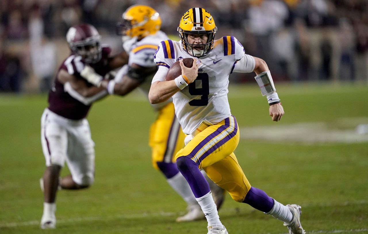 Mond helps Aggies over No. 8 LSU 74-72 in 7 OTs