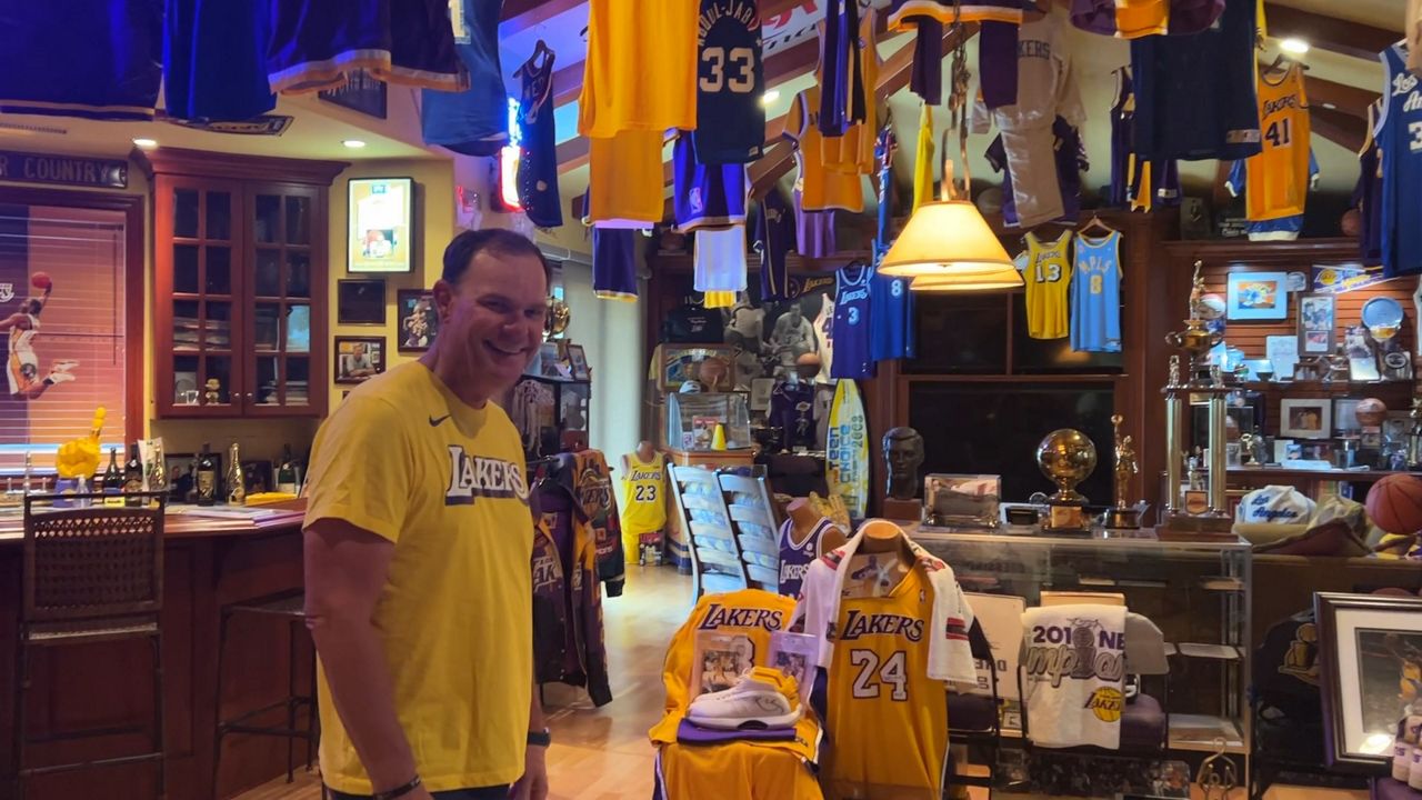 OC man shows Lakers love with collection