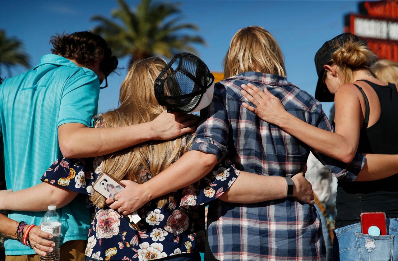 'Tragedy of grand scale': Events mark date of Vegas shooting