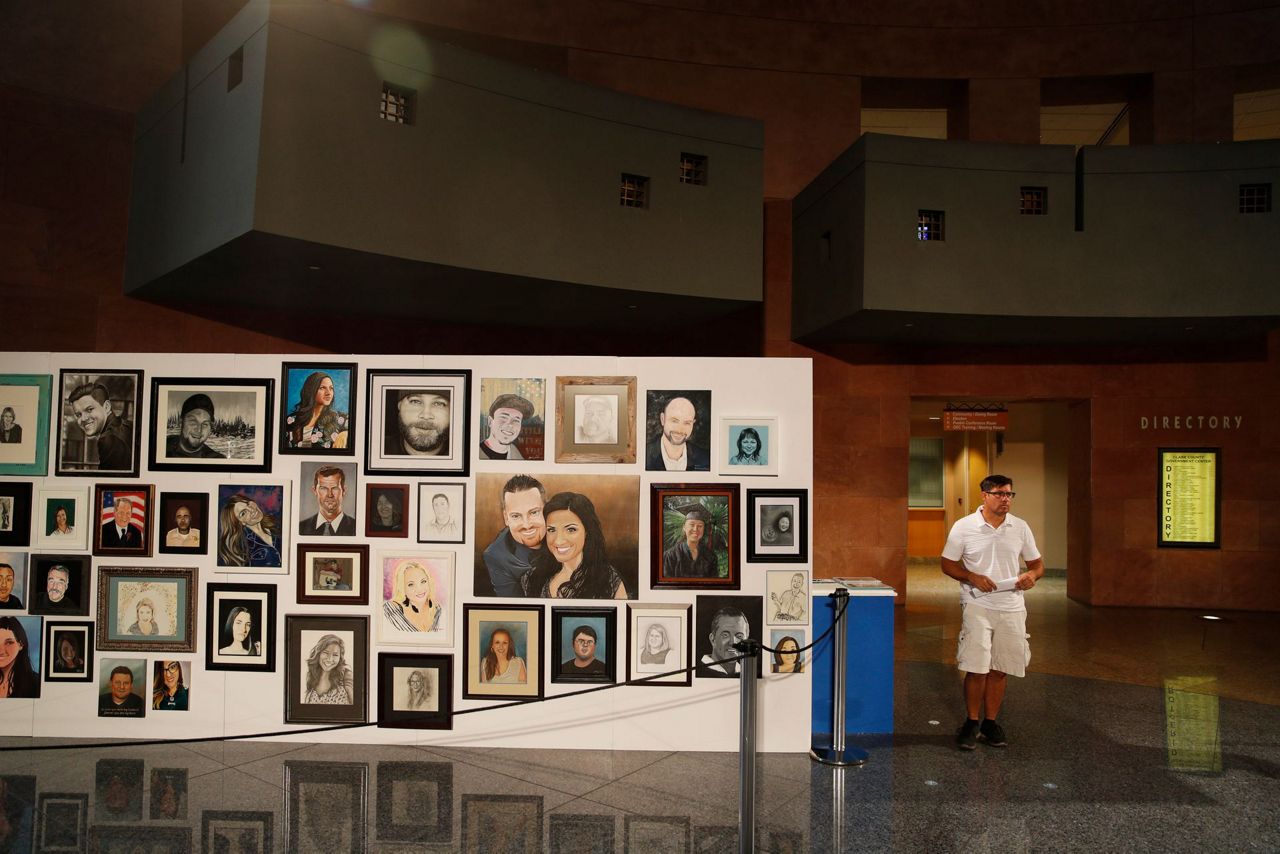 Artists create 58 portraits of Las Vegas shooting victims