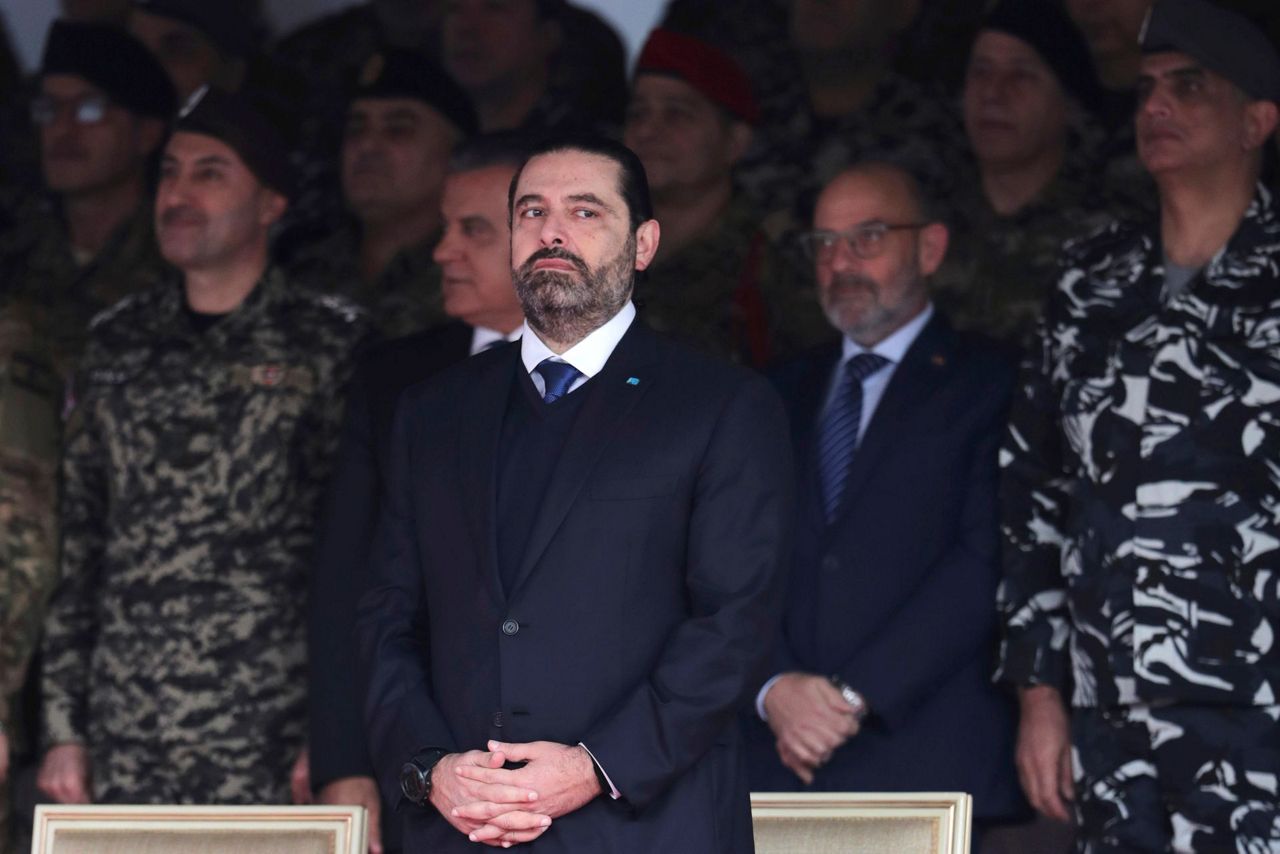 Lebanon’s leaders make joint appearance at military parade