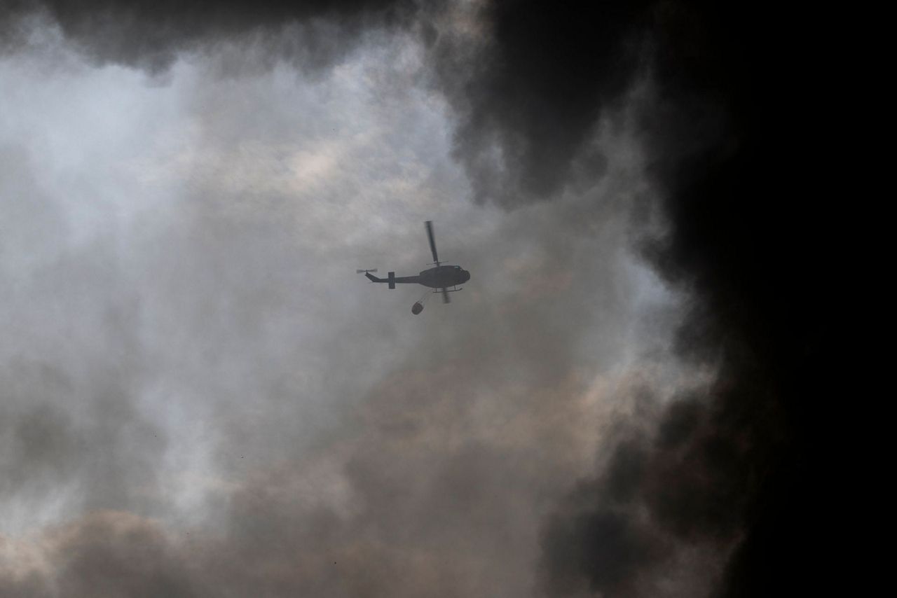 Huge fire breaks out at Beirut port a month after explosion