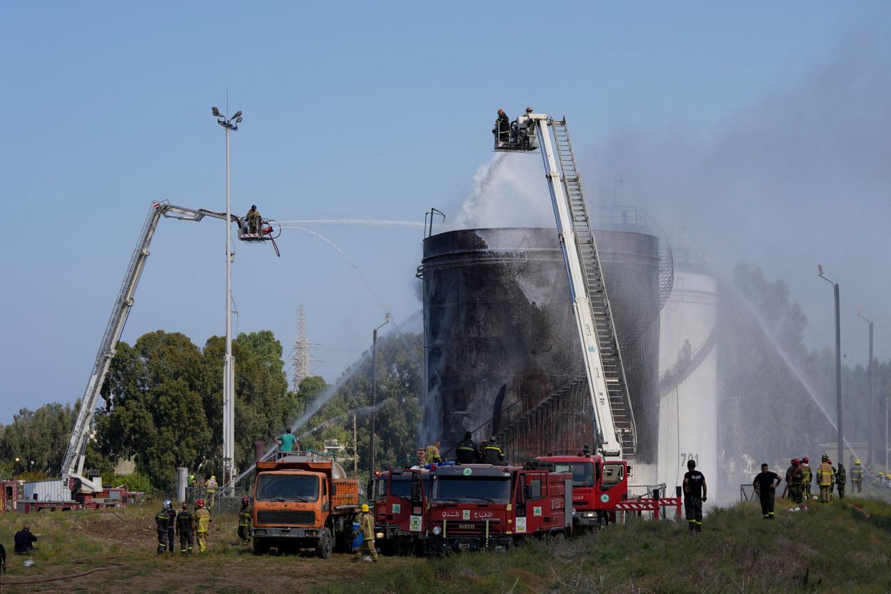 Huge fire breaks out at oil facility in southern Lebanon