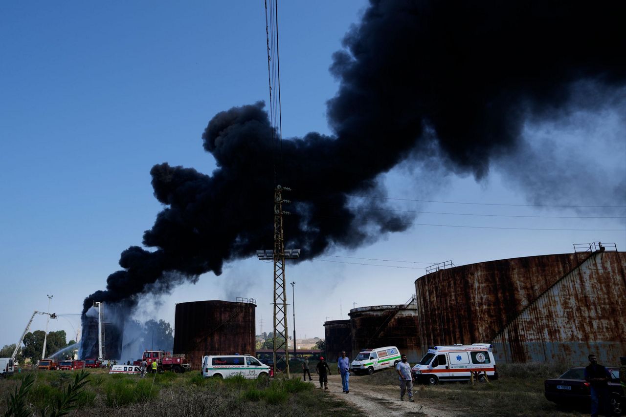 Huge fire breaks out at oil facility in southern Lebanon