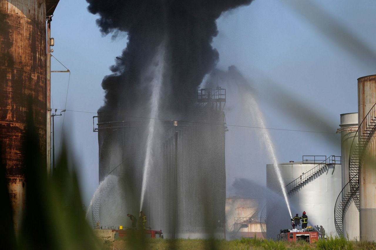 Huge fire breaks out at oil facility in southern Lebanon