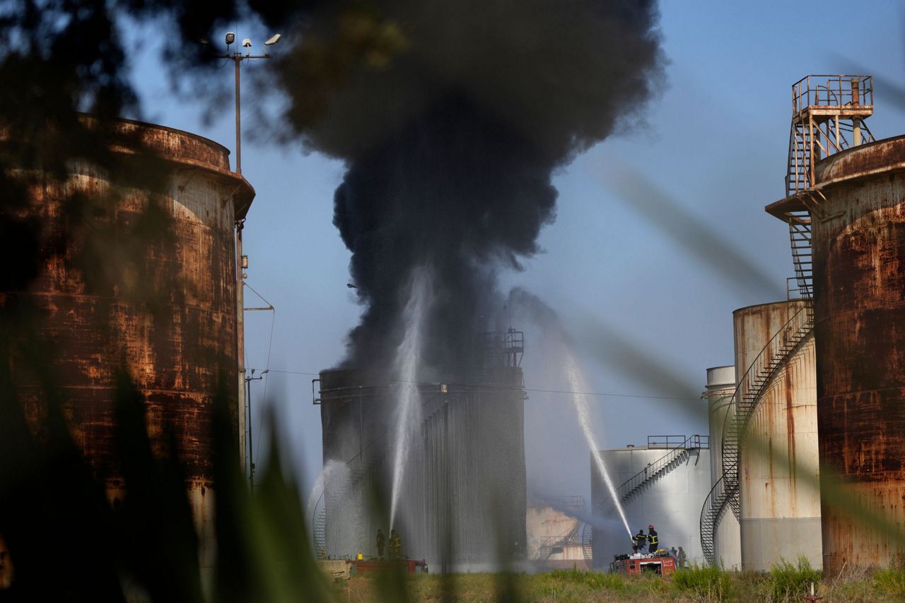 Huge fire breaks out at oil facility in southern Lebanon