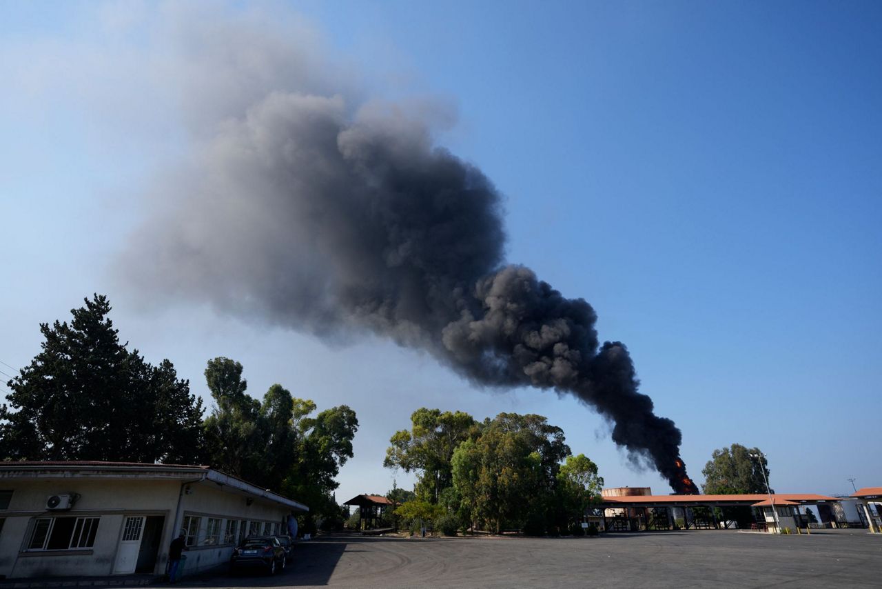 Huge fire breaks out at oil facility in southern Lebanon