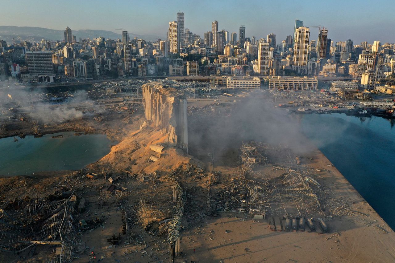 Lebanese, French officials float a plan to rebuild Beirut port nearly 4 ...